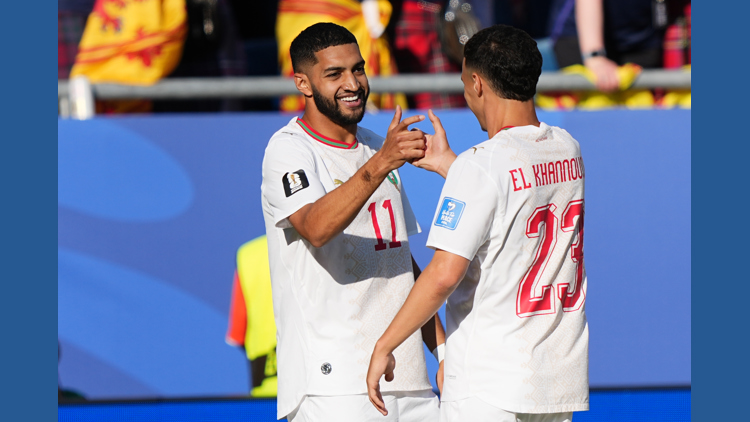 Ismael Saibari scores in second minute to lift Morocco over Scotland 1 ...