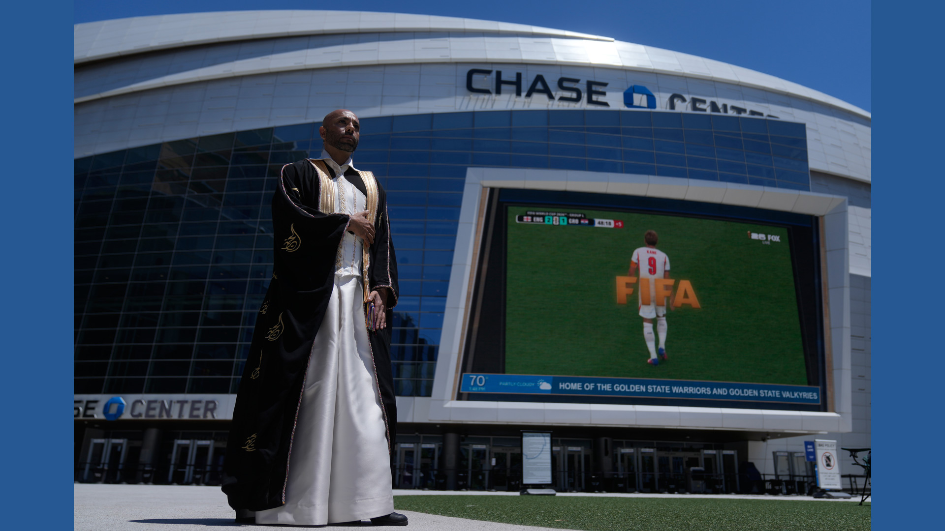 In a rainbow-trimmed robe at the World Cup, a gay Qatari doctor ...