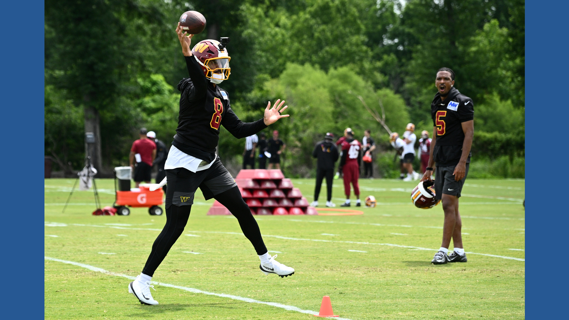 Jayden Daniels is done talking about last season. There's enough on his ...
