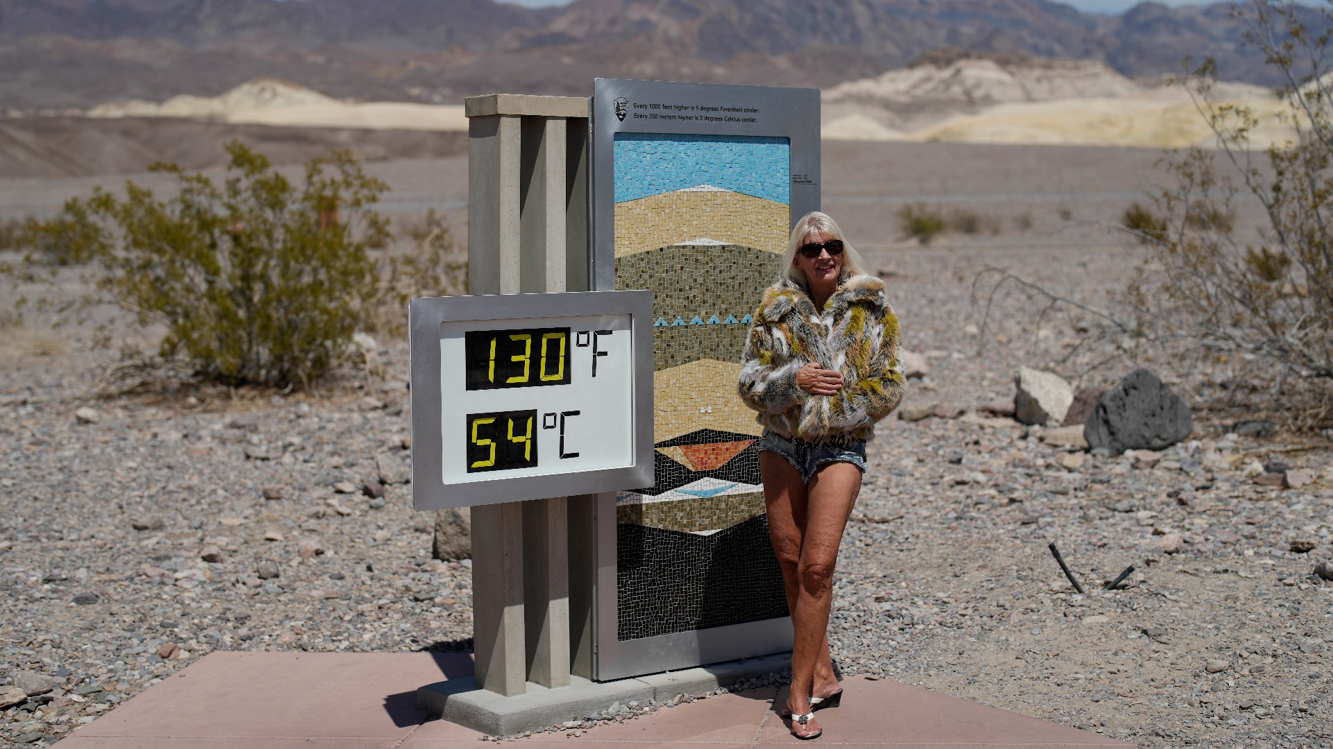 Visitors flock to Death Valley to experience near-record heatwave ...