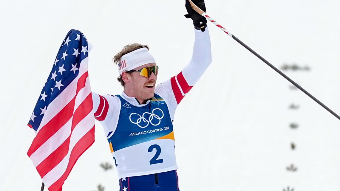 American skier's historic performance ends 50-year Olympic medal ...