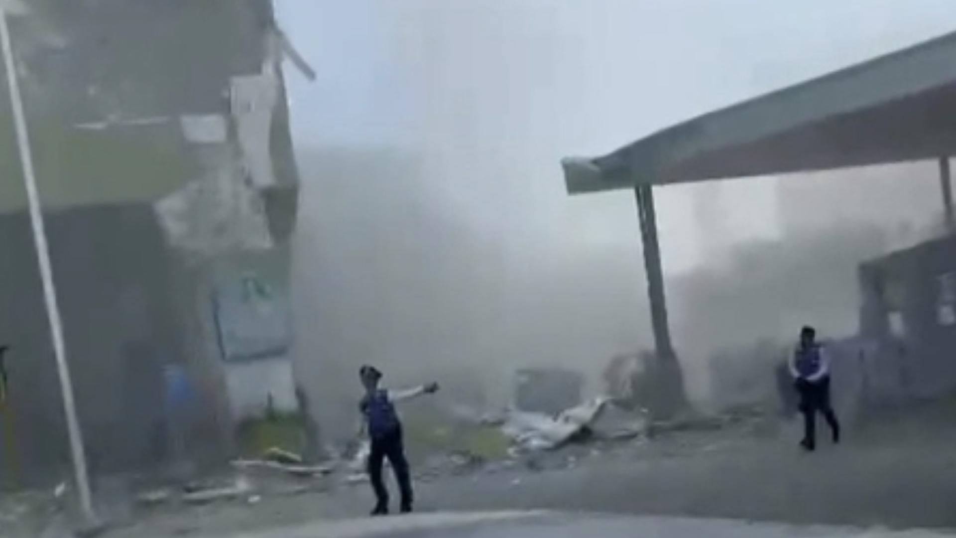 A 7.8 magnitude earthquake rocks the southern Philippines, causing some ...