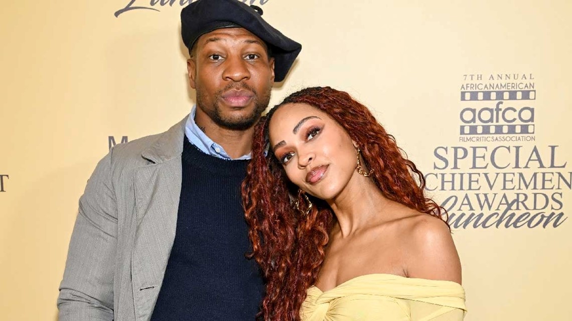Jonathan Majors and Girlfriend Meagan Good Make Red Carpet Debut ...