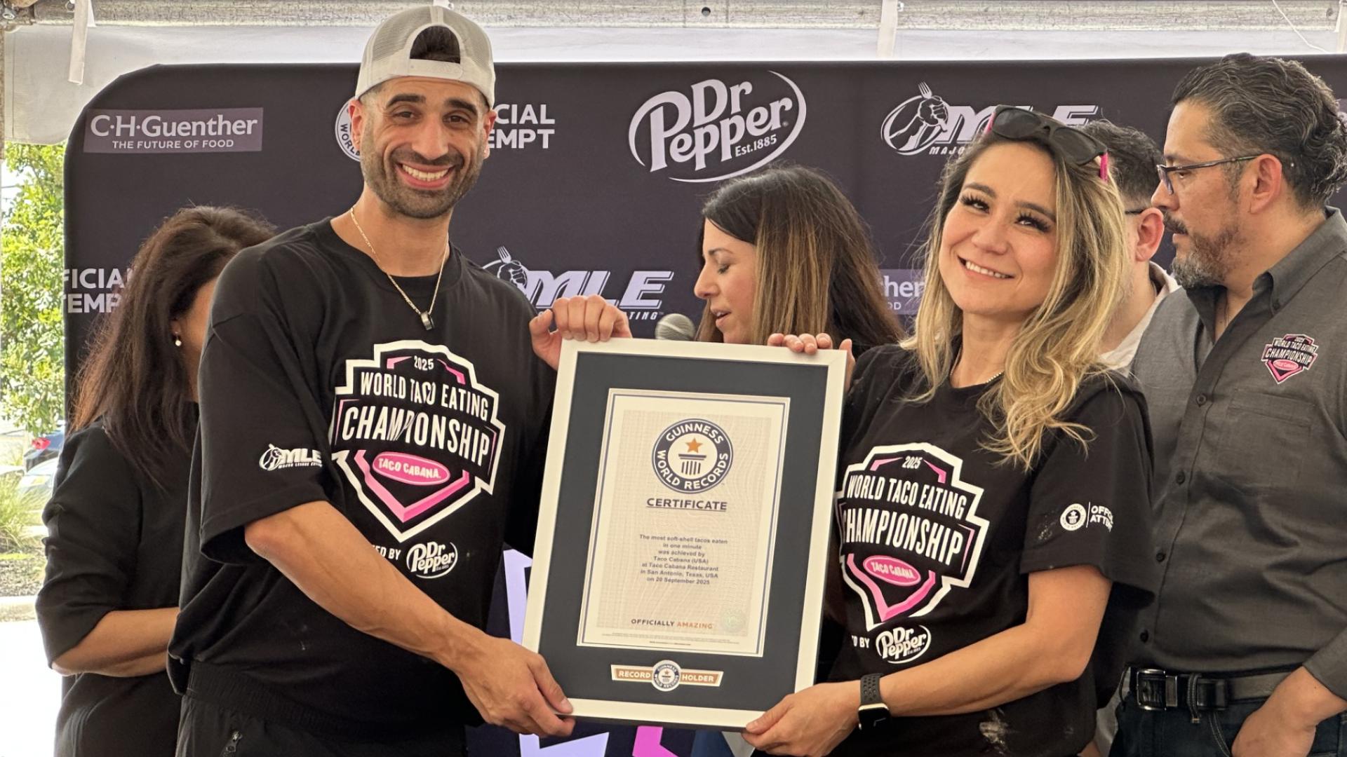 Miki Sudo set Guinness World Record at Taco Cabana eating contest in ...