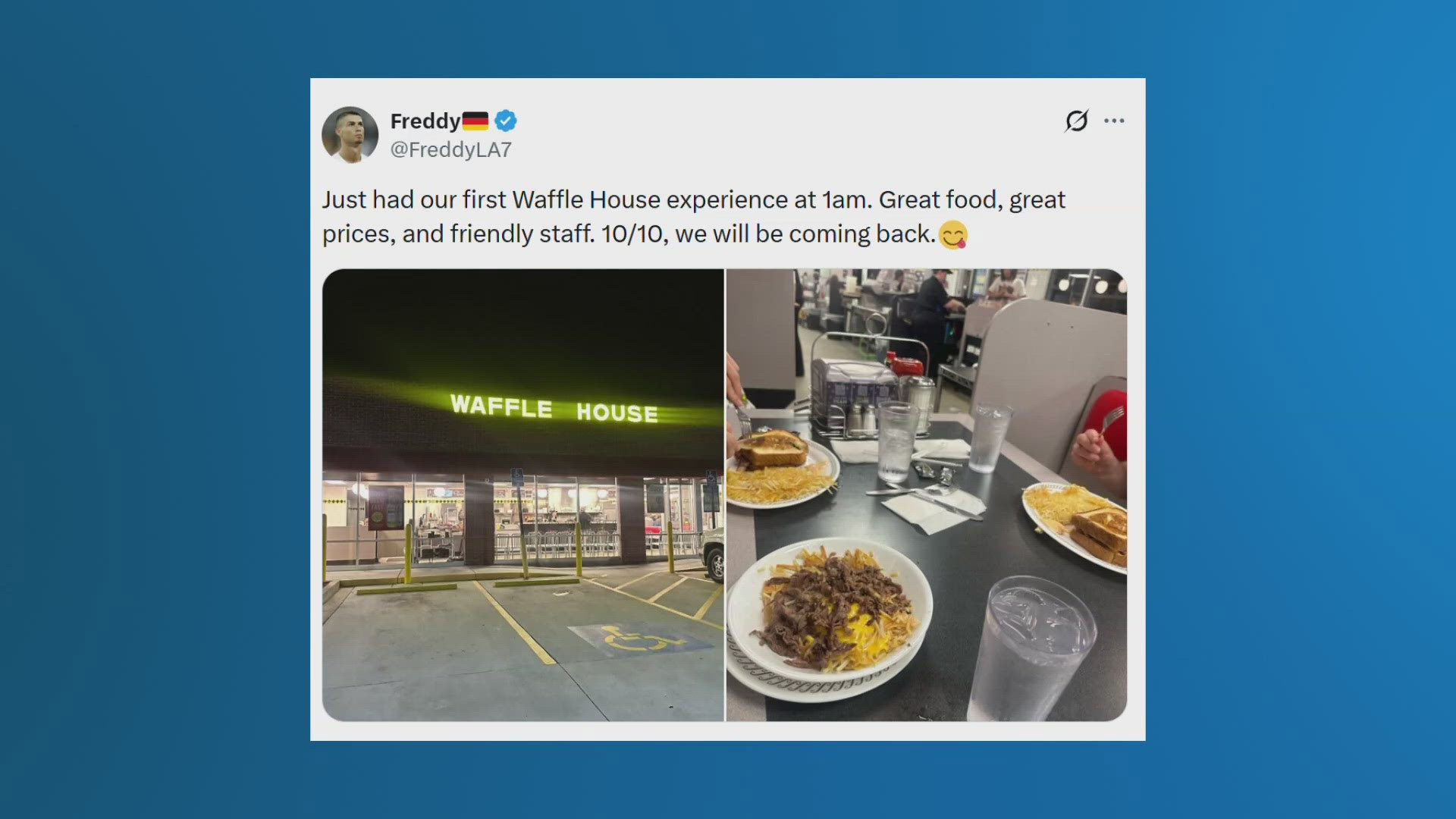 Who is FreddyLA7? German fan going viral as he travels across the US ...