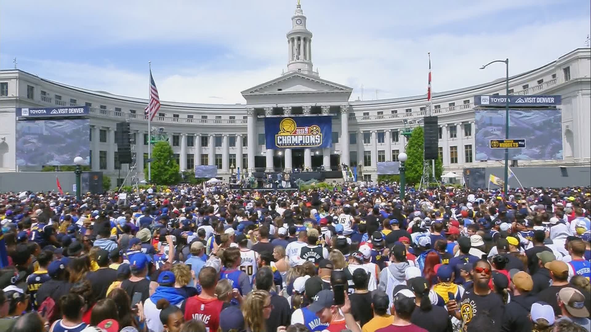 Nuggets parade 2023: Denver celebrates NBA championship Thursday | wgrz.com