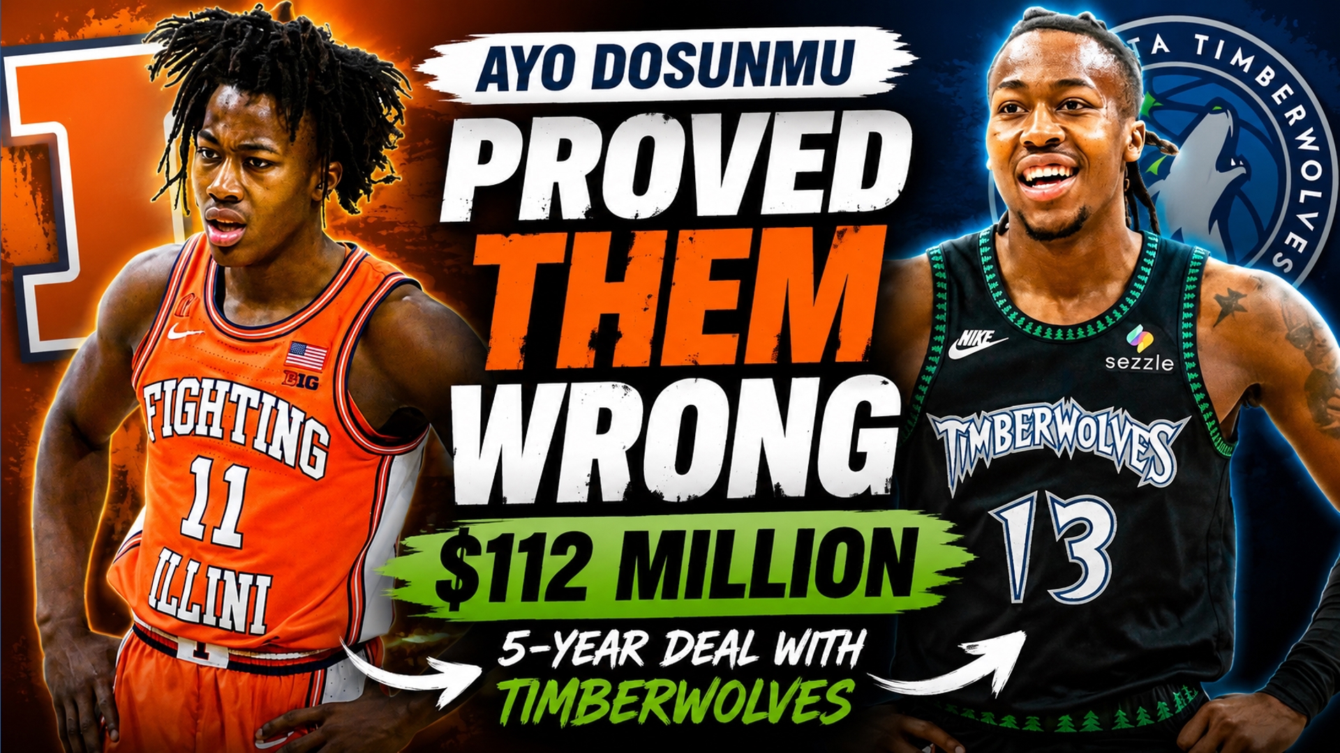 LEGEND: From Illinois Hero To $112 Million Star, Ayo Dosunmu CASHES IN ...