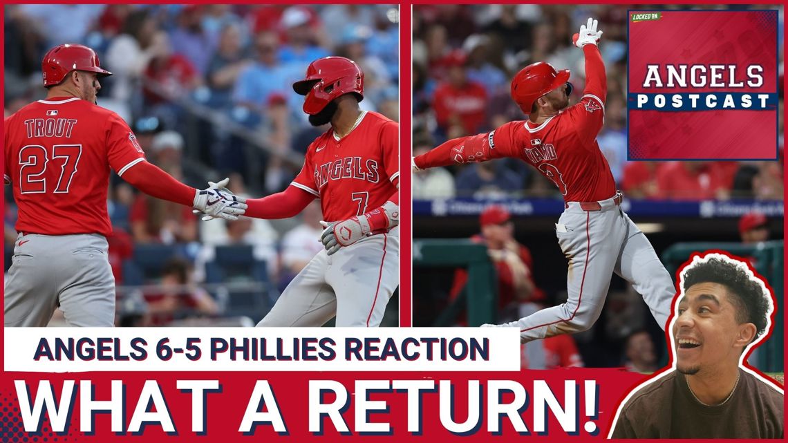 ANGELS POSTCAST: Halos SHOCK Phillies with bullpen-game + 3 HRs from ...