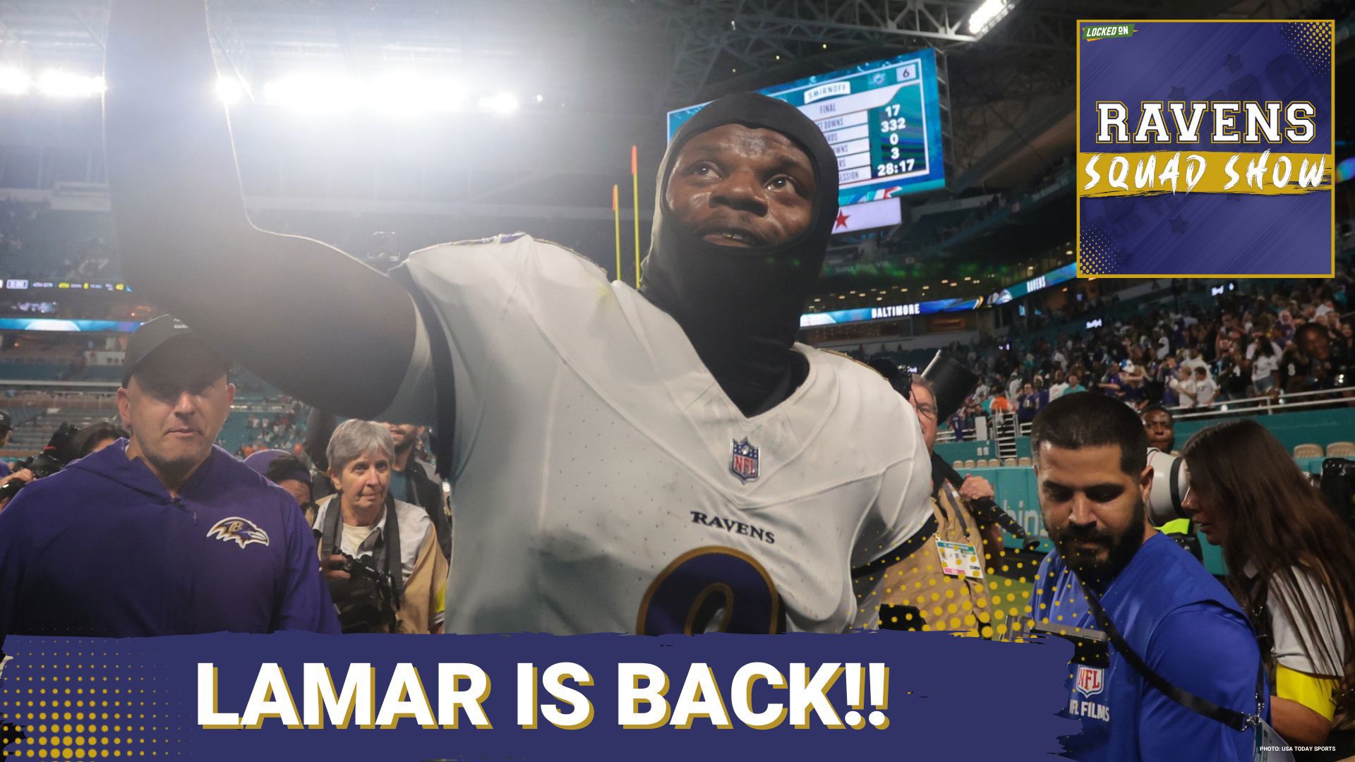 RAVENS SQUAD SHOW: Lamar Jackson's EXPLOSIVE return LAUNCHES Baltimore ...