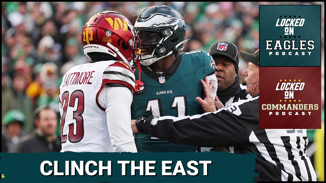 CHAMPS: Philadelphia Eagles CLINCH THE EAST with a win over Washington ...
