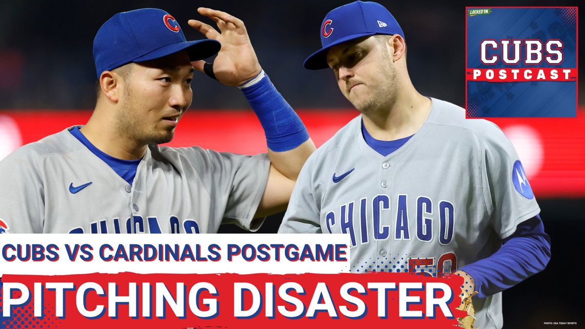 CUBS POSTCAST: The Chicago Cubs have a pitching DISASTER on their hands ...