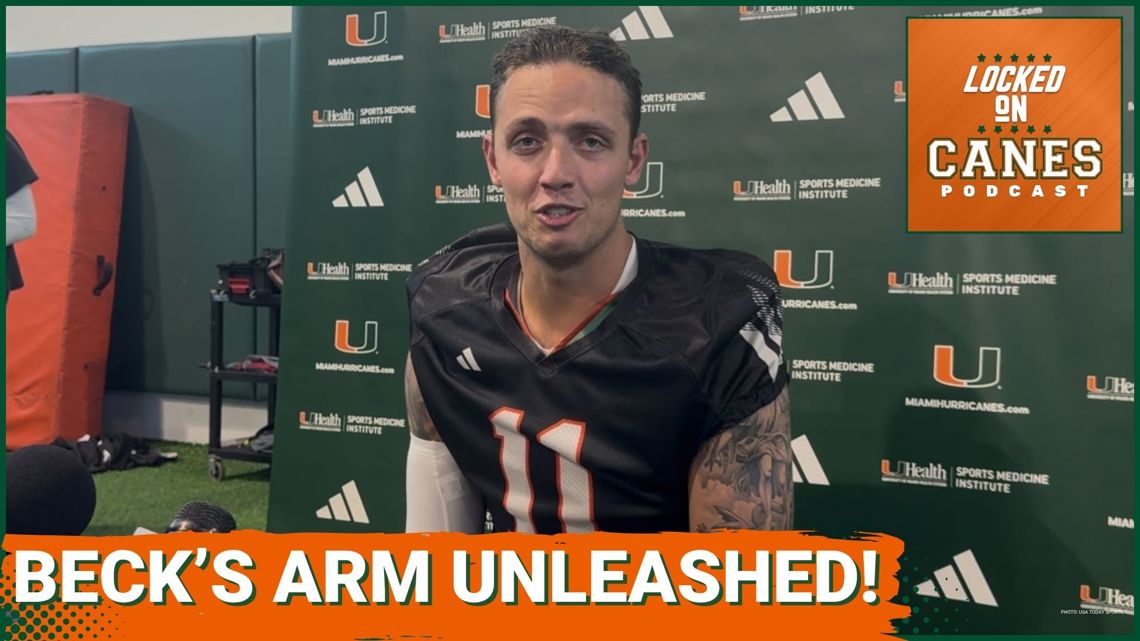 RECAP: Carson Beck EXCEEDS Expectations In First Miami Hurricanes Practice | Other Standouts ...