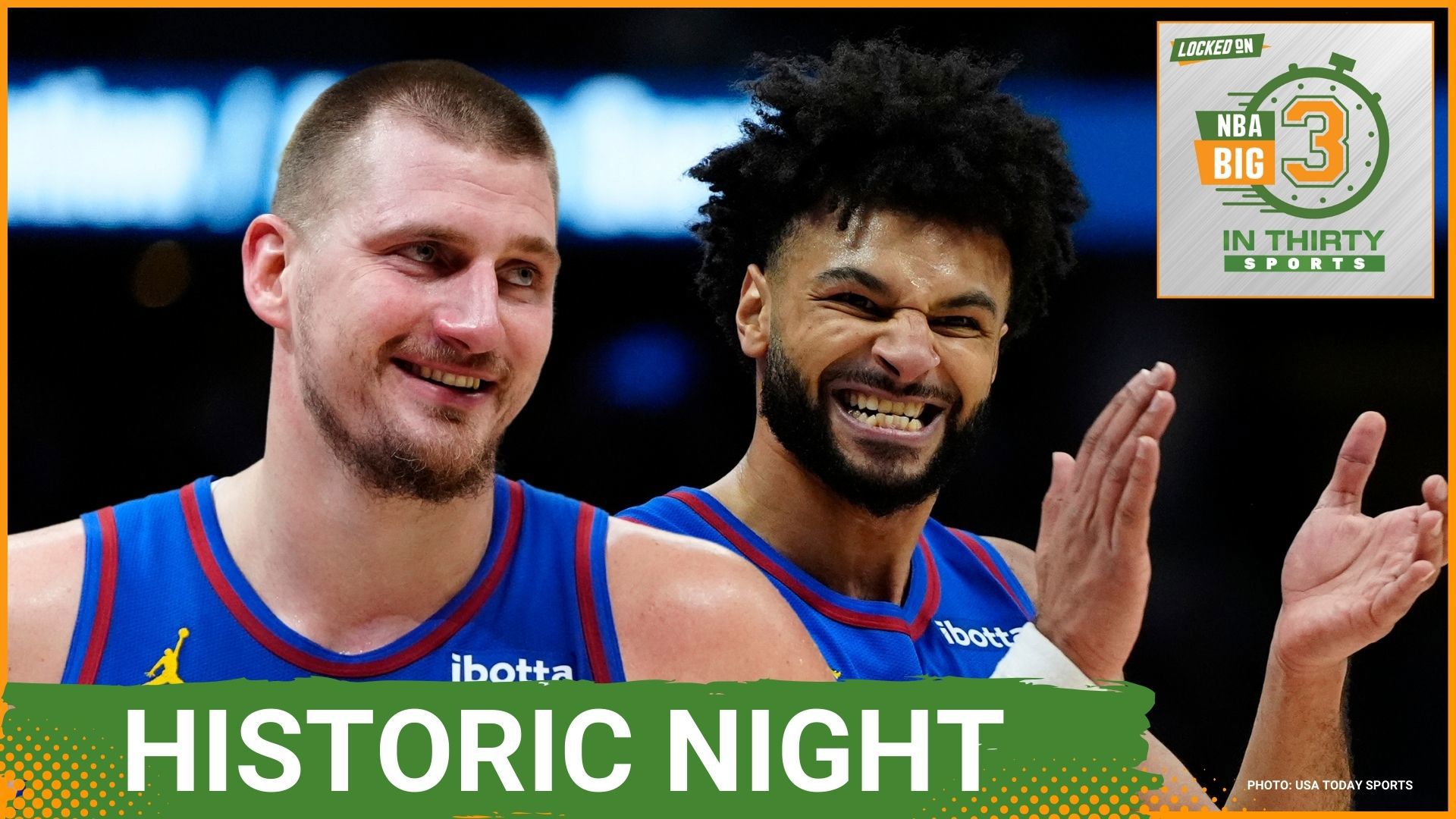 Nikola Jokic Stuffs The Stat Sheet With Historic Triple-Double | The Big 3 in 30 NBA | wgrz.com