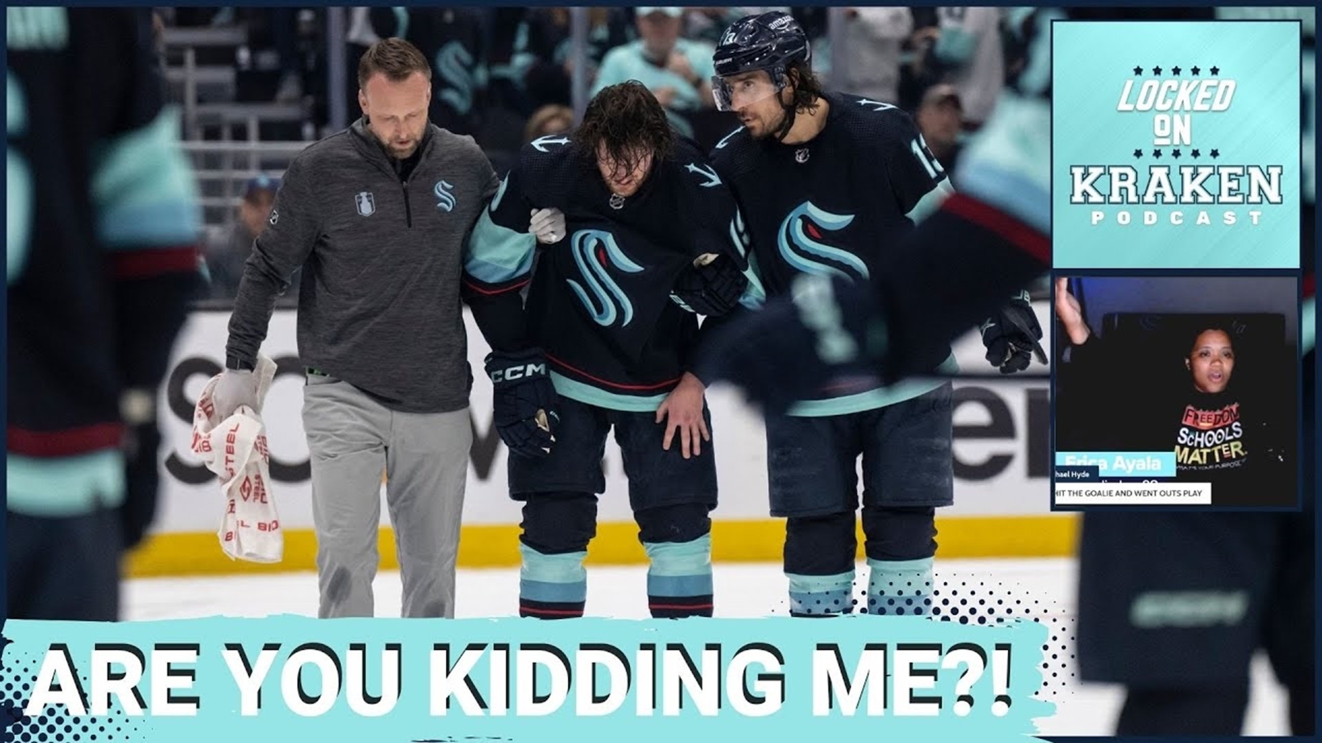 LIVE REACTION: Seattle Kraken Forward Jared McCann Hit and Jordan ...