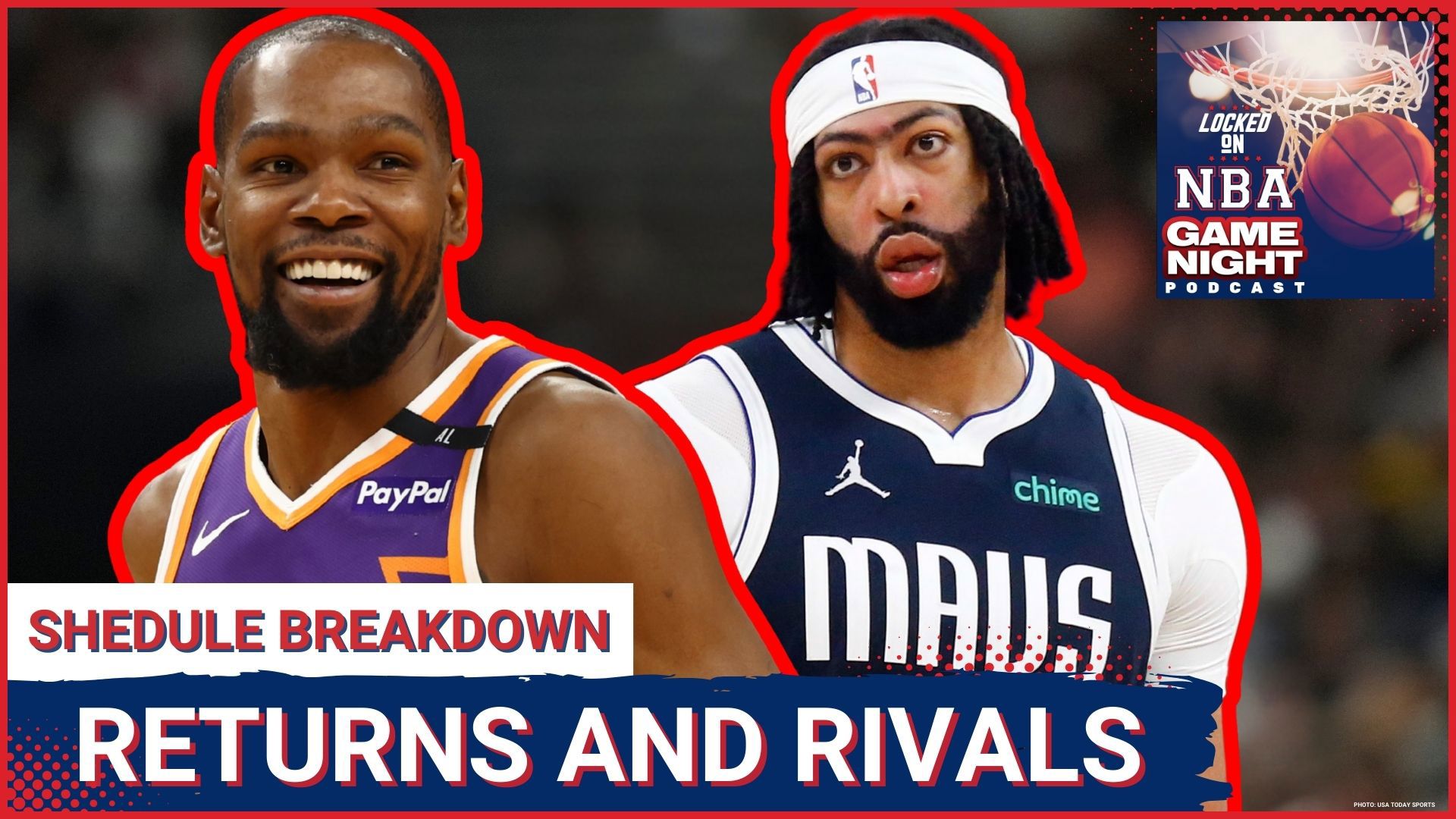 NBA Schedule REVEALED: Anthony Davis' HOMECOMING & Rivals Week ...