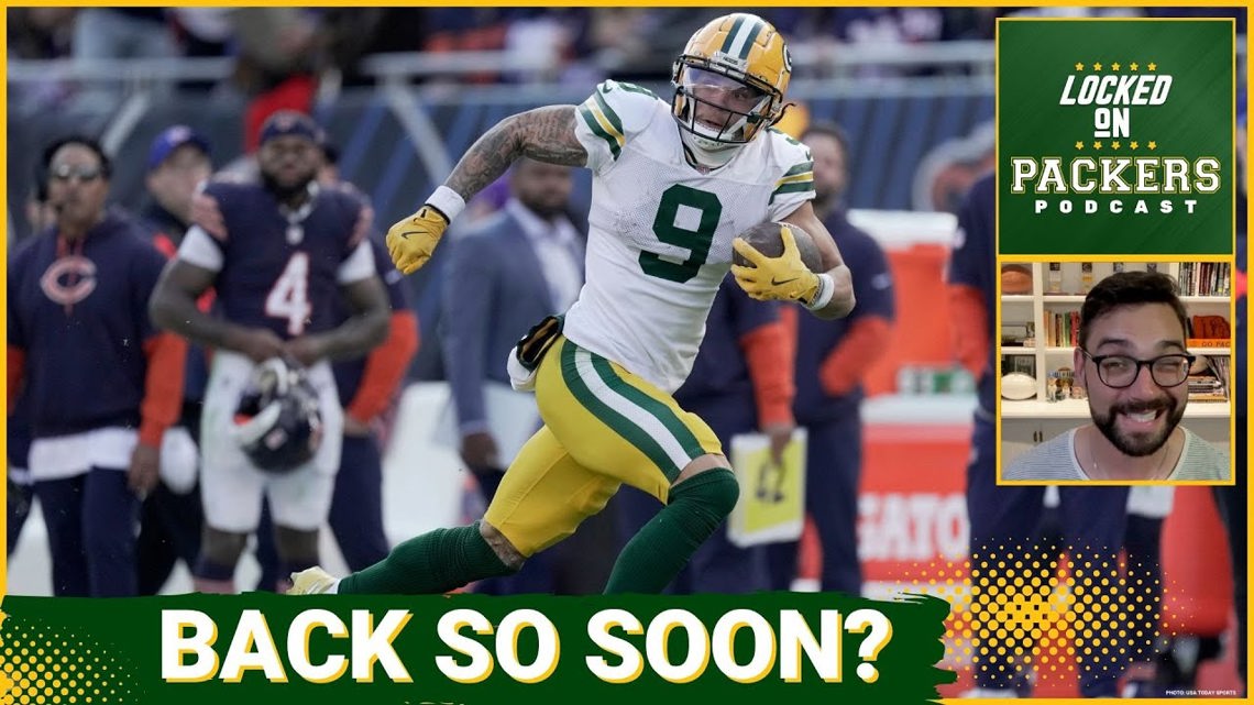 Christian Watson could be back sooner than later and that has a huge ...