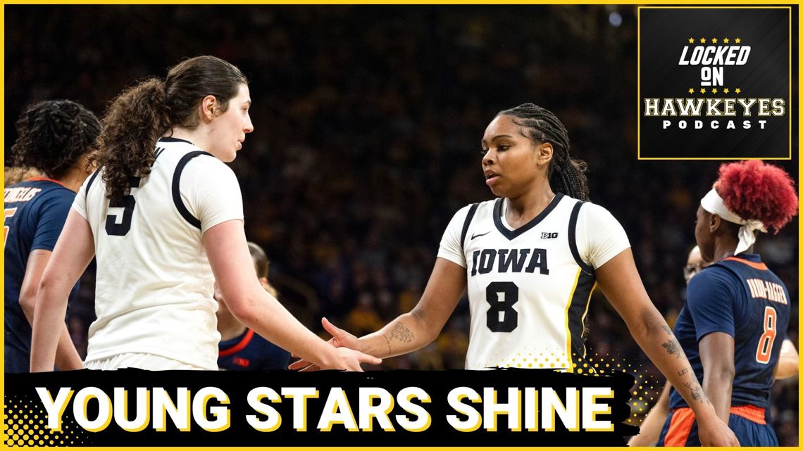 INTENSITY: Iowa Hawkeyes Women OUTLAST Illinois, Ava Heiden & Hannah ...