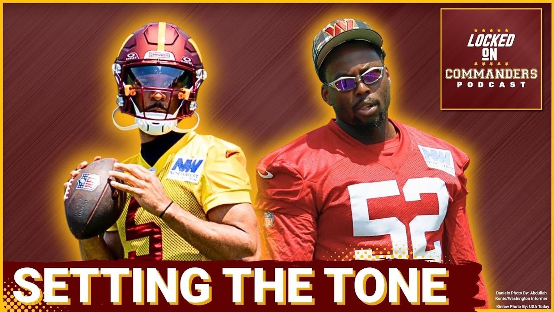 Jayden Daniels SHARP, Brian Robinson LOCKED IN, Kinlaw Brings the HEAT ...
