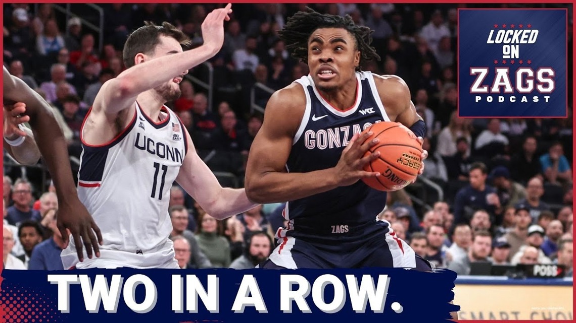 Graham Ike and Nolan Hickman fail to show up as Gonzaga falls to UConn ...