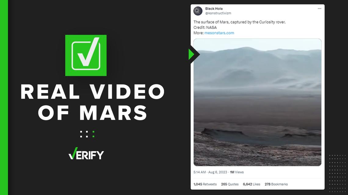 Viral video shows real Mars Curiosity rover footage | wgrz.com