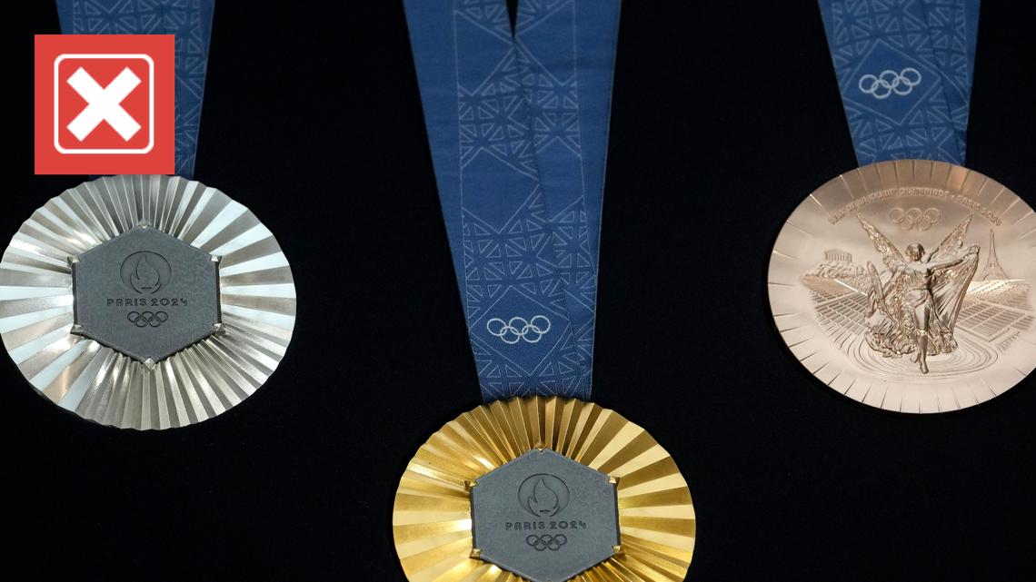 Olympic gold medals are not made of solid gold | wgrz.com