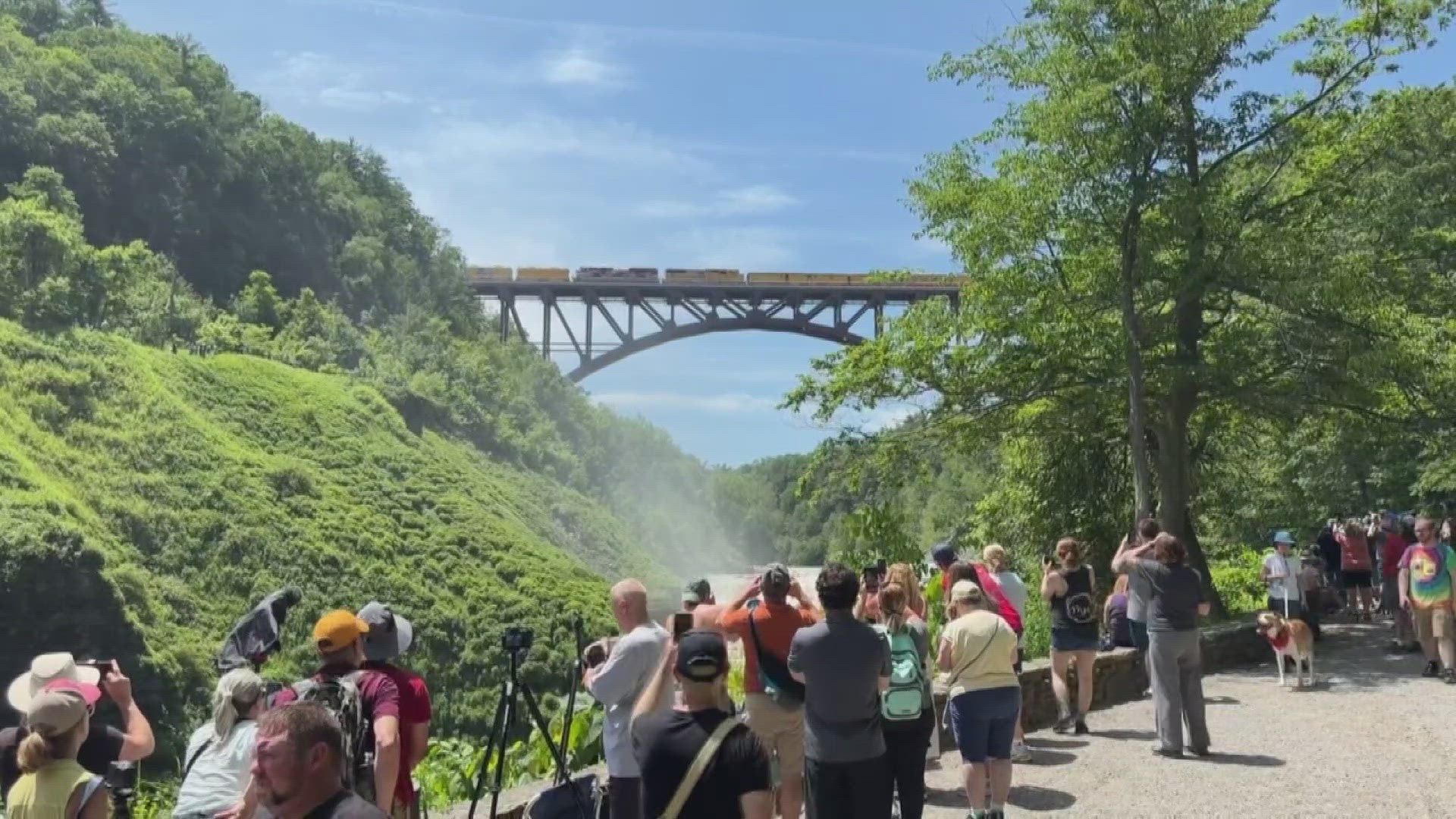 Union Pacific's Big Boy draws crowd at Letchworth State Park | wgrz.com