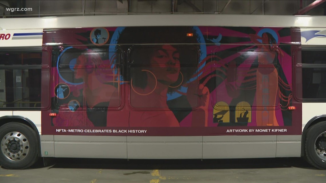 Artwork unveiled on NFTA-Metro buses | wgrz.com