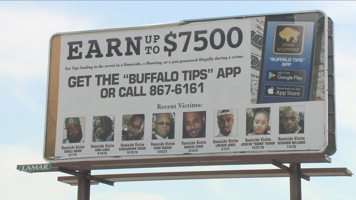 Crime Stoppers of WNY uses murder victims' pictures on billboards ...
