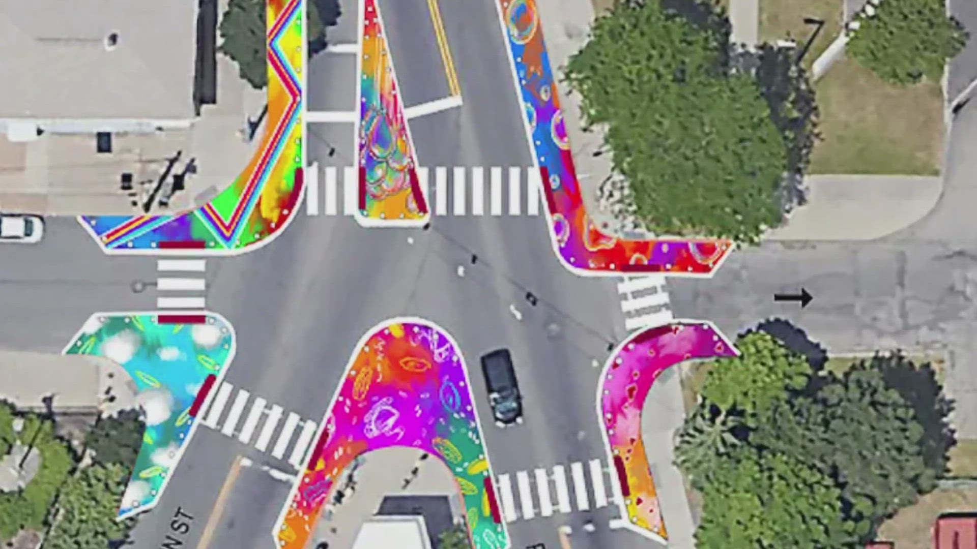 Niagara Falls asphalt art project | wgrz.com