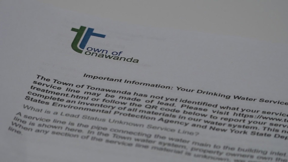 Letters over water service lines prompt questions from customers | wgrz.com