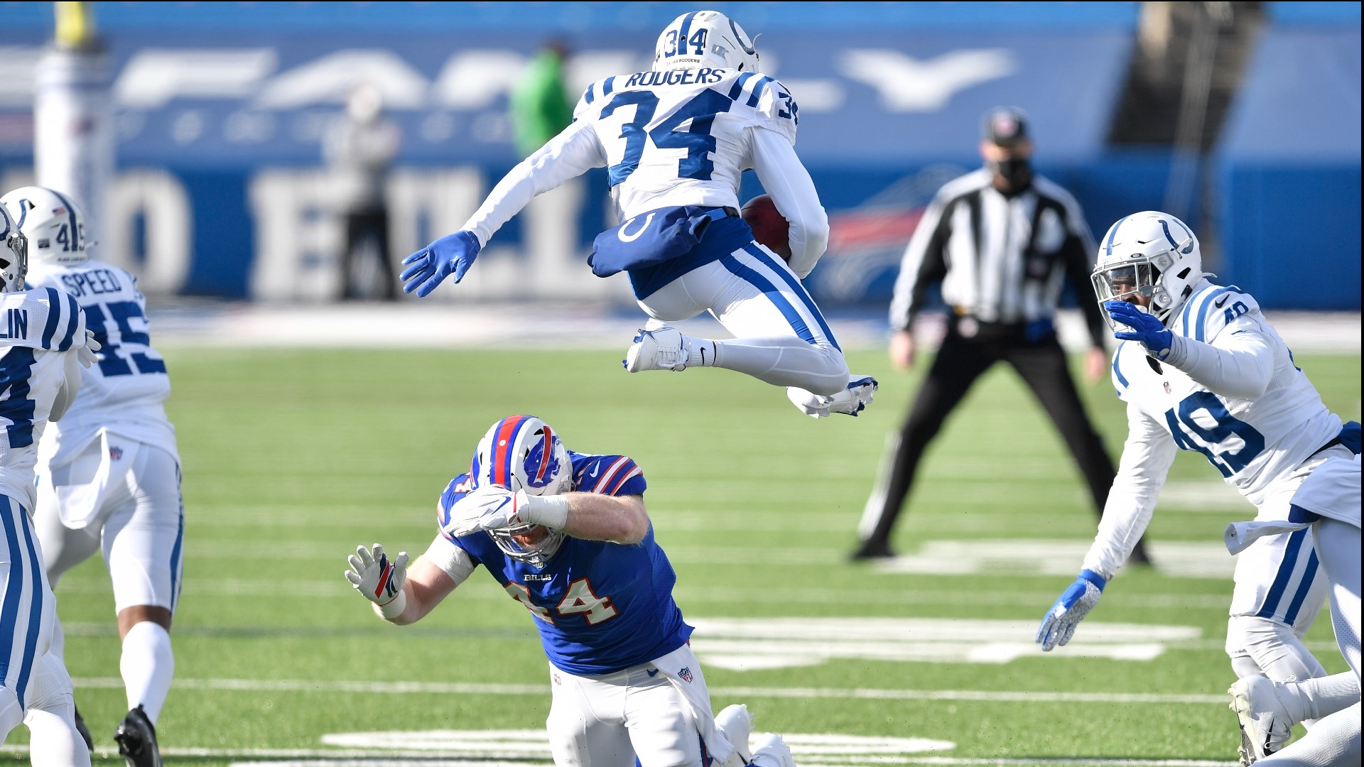 Fumble by Colts' Zach Pascal causes commotion; Bills hang on late ...
