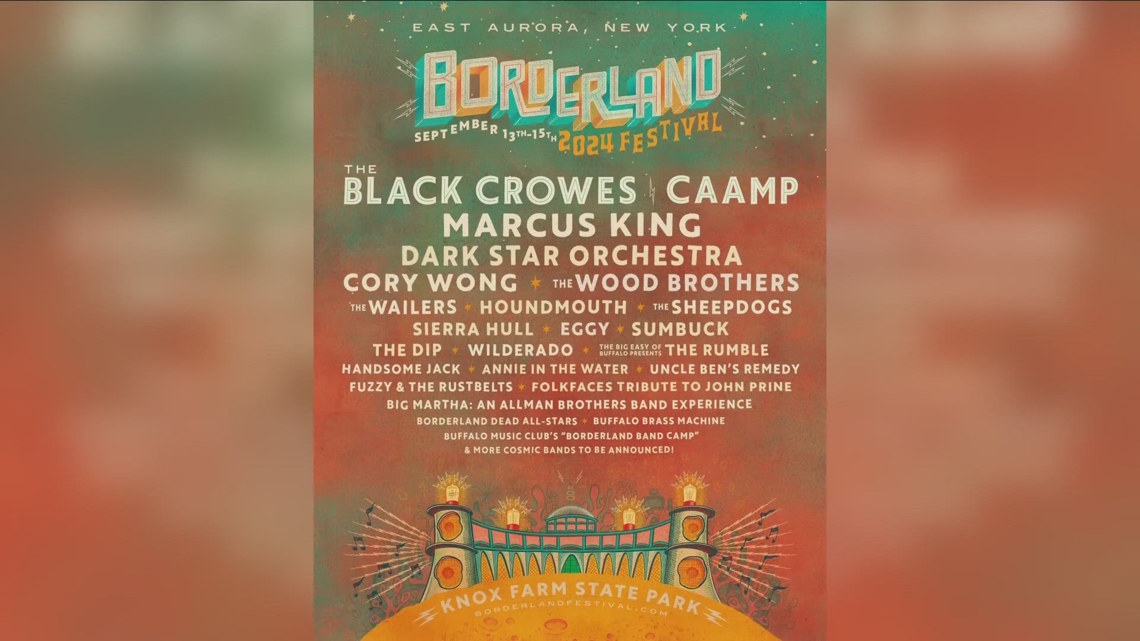 Borderland music festival in East Aurora announces lineup | wgrz.com