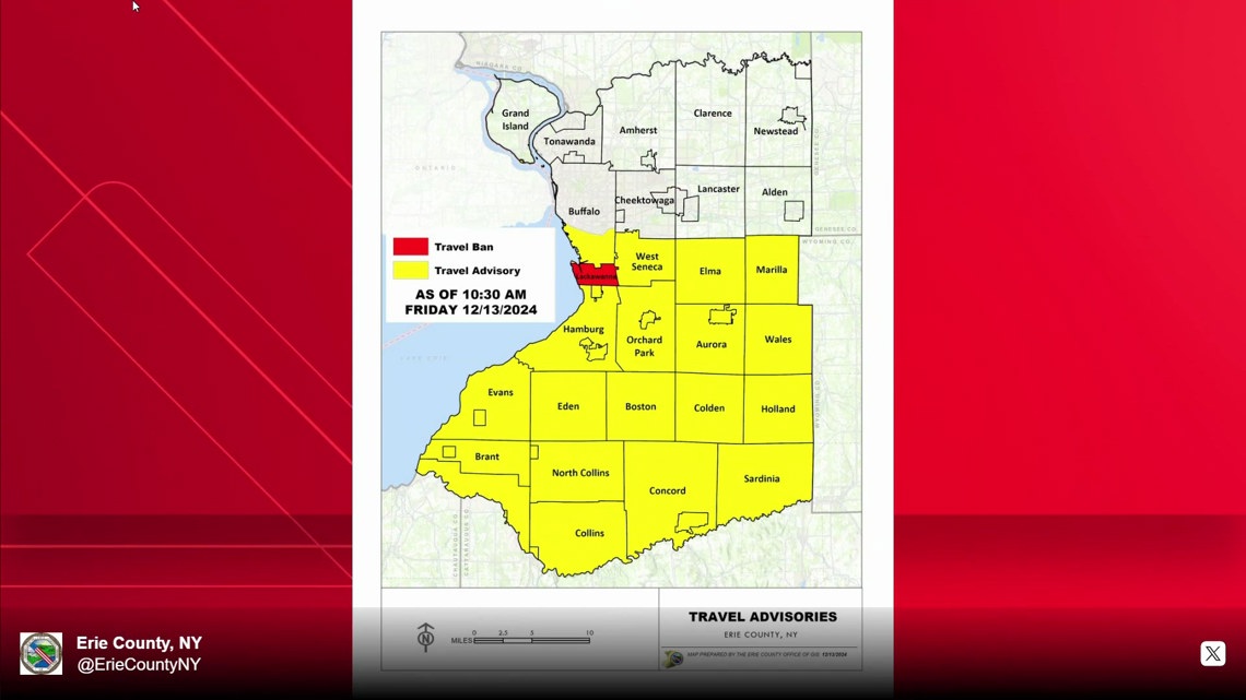 Travel bans and advisories updated maps | wgrz.com