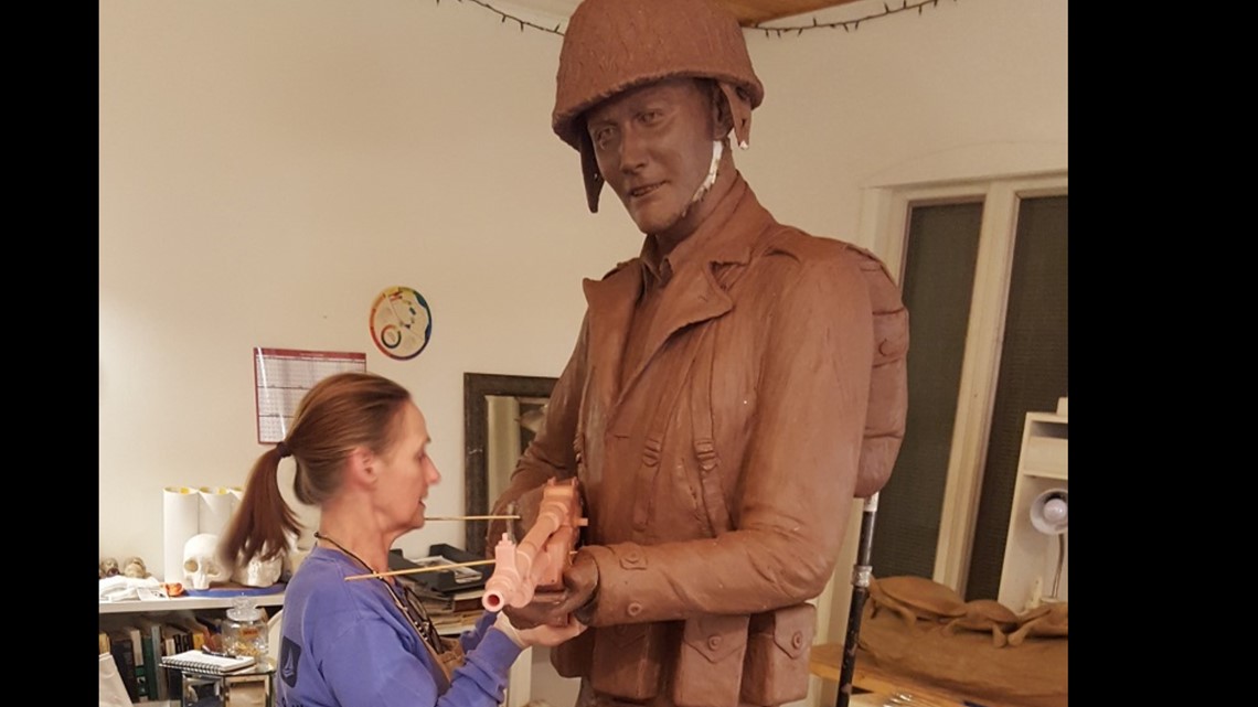 DeGlopper sculpture now in Colorado for bronze casting | wgrz.com