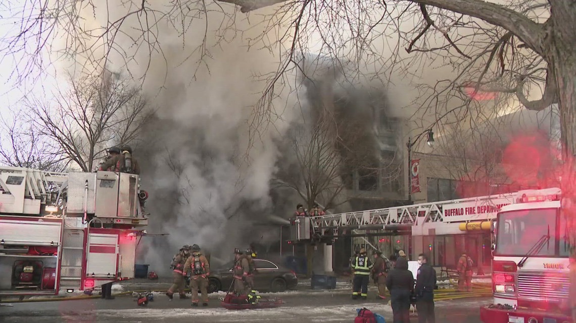Multiple fire departments respond to commercial fire in Eden | wgrz.com