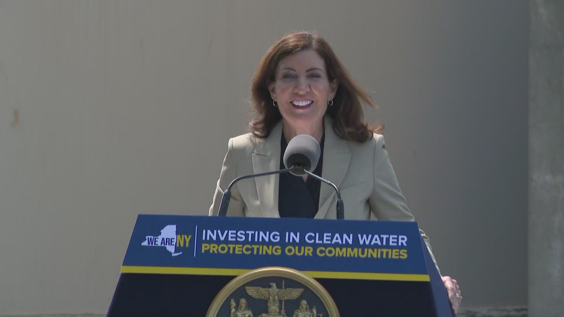 Governor Kathy Hochul speaks about water infrastructure | wgrz.com