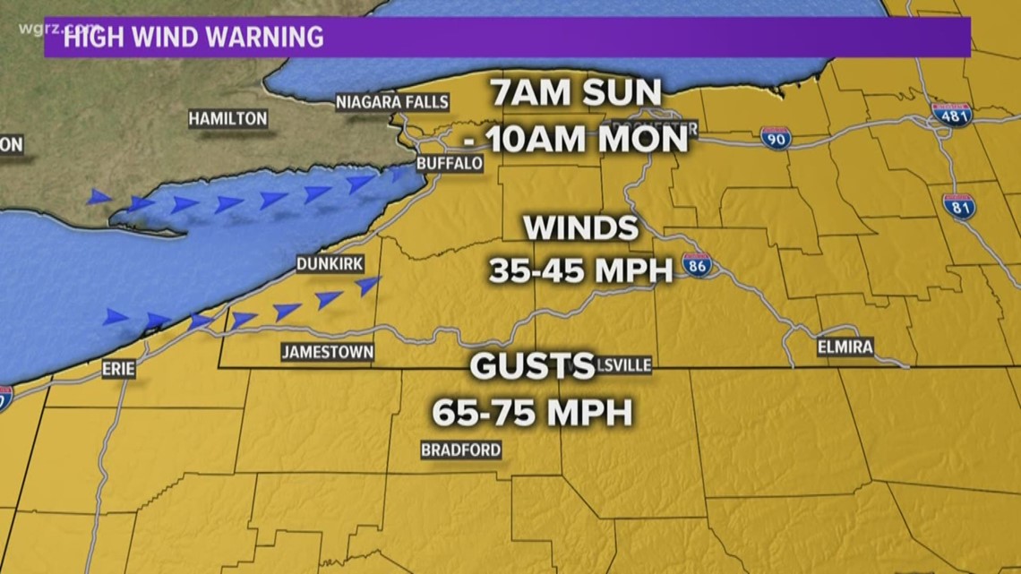 High winds cause damage and power outages throughout WNY | wgrz.com