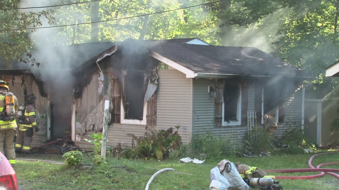 Genesee County fire leaves cottage non-livable as dog dies | wgrz.com