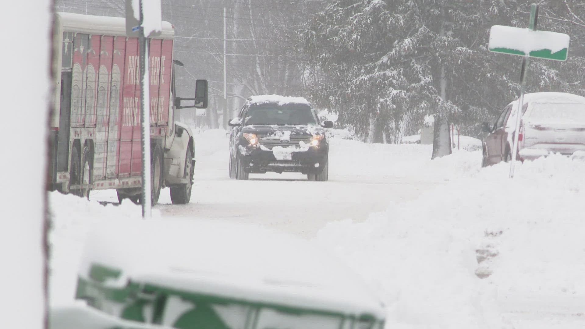 Snow cleanup underway after lake effect storm | wgrz.com