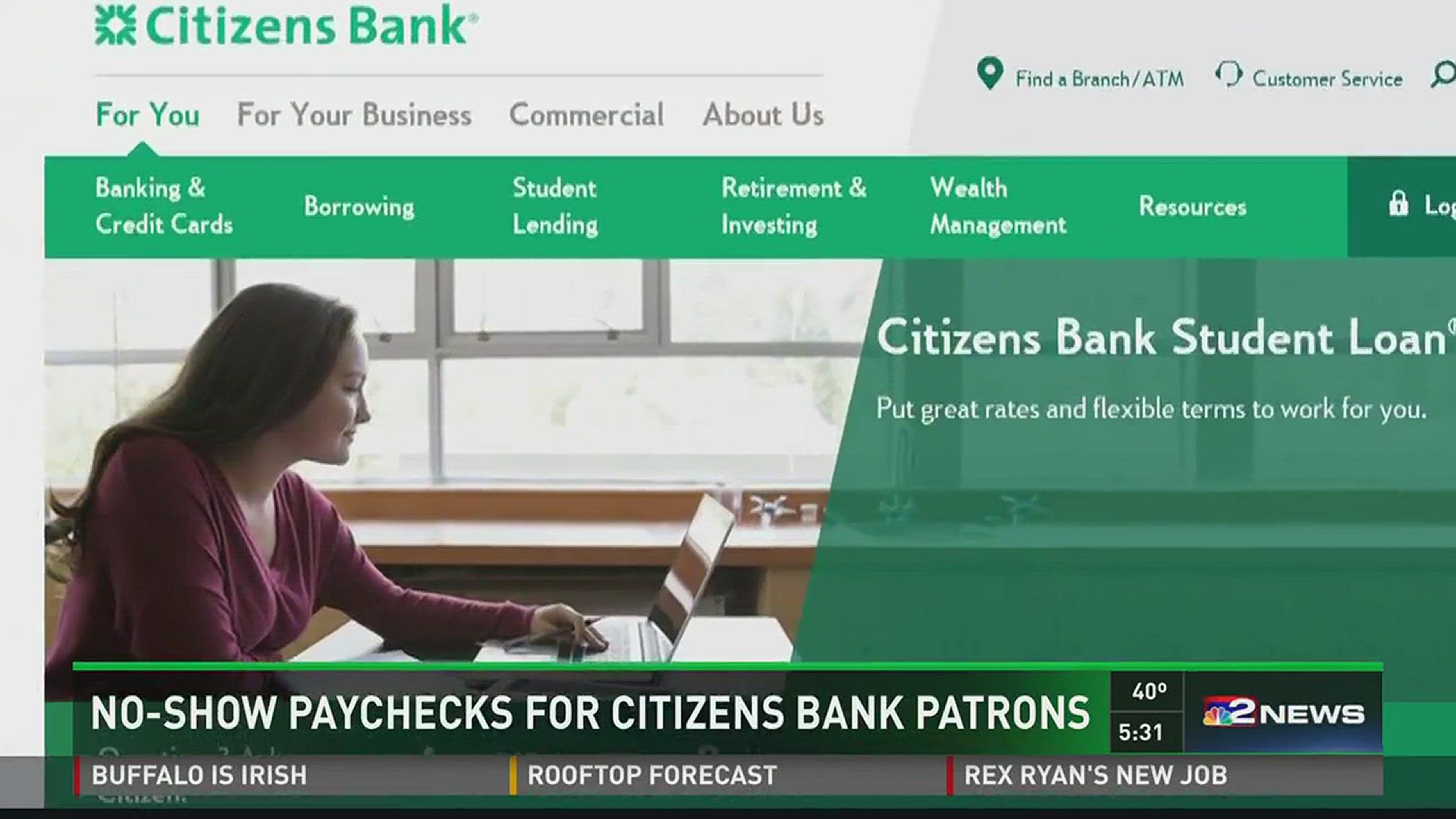 Citizens Bank Glitch Holds Up Direct Deposit Checks | wgrz.com