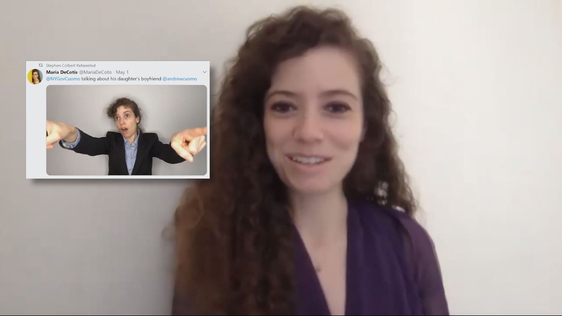 Comedian Maria DeCotis's hilarious parodies of Governor Cuomo's daily ...