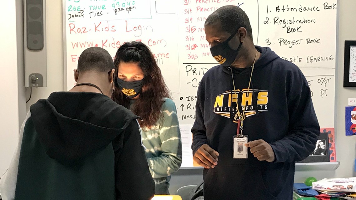 Niagara Falls High School life skills teacher takes care of students as ...