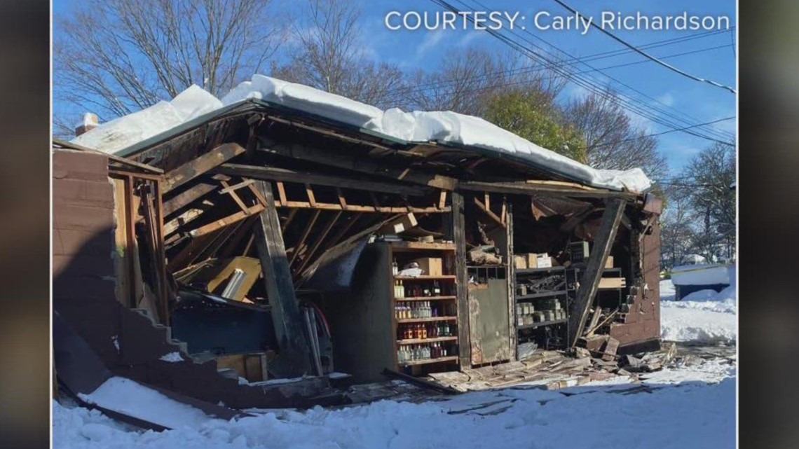 2 people displaced after Hamburg bowling lanes roof collapse | wgrz.com