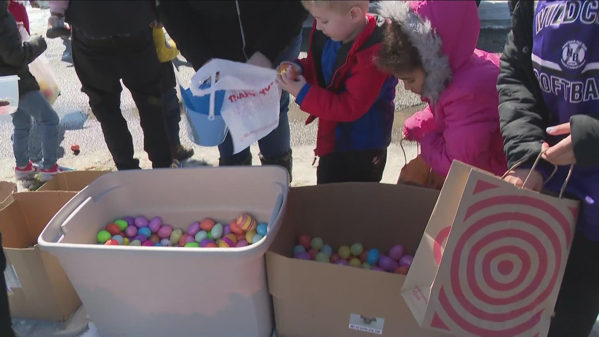 Celebrate WNY: Project Restore 716 drive thru egg hunt | wgrz.com