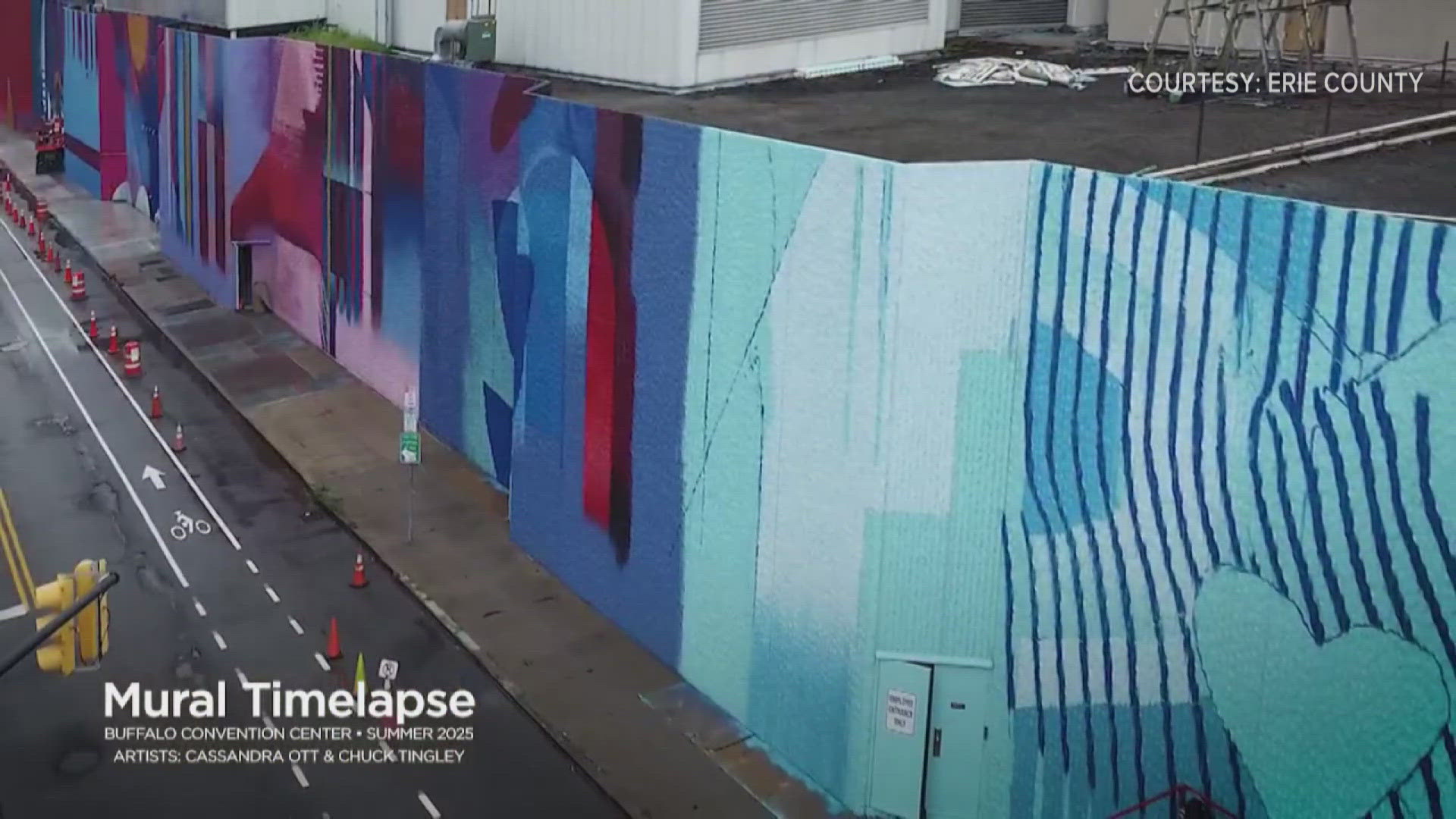 Erie County unveils largest public mural | wgrz.com