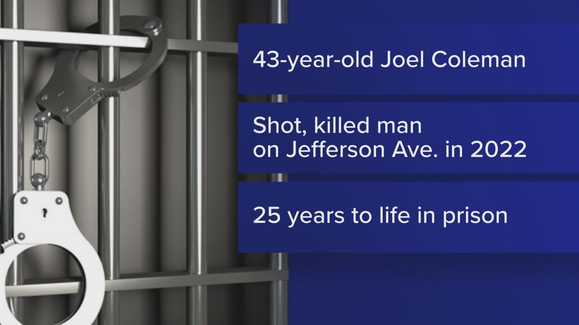 Buffalo man sentenced for fatal shooting | wgrz.com