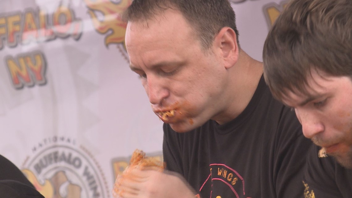 Champion eater Joey Chestnut to compete at Buffalo Wing Festival | wgrz.com