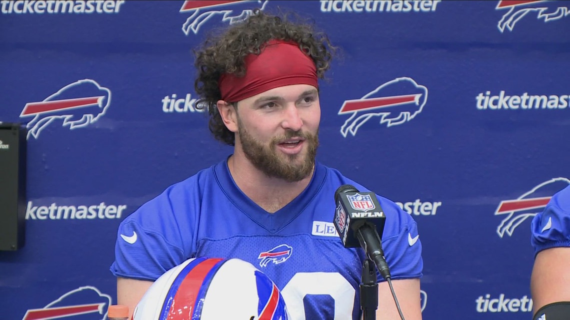 Dawson Knox discusses becoming veteran leader for Bills offense ...