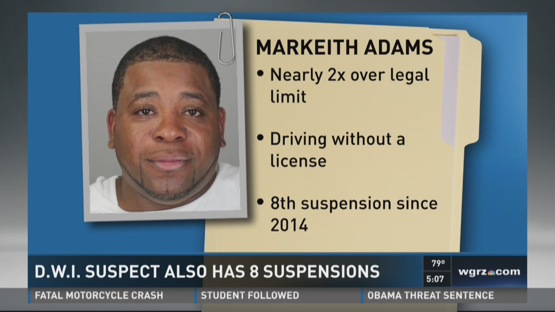 DWI suspect has eight suspensions | wgrz.com