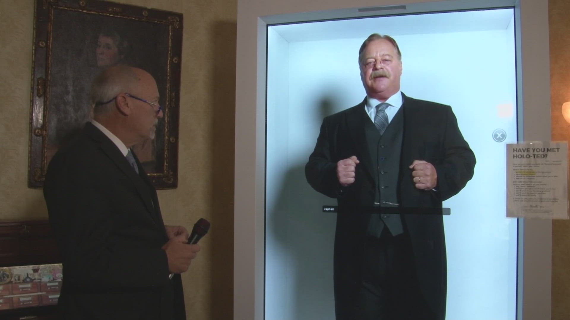 Interact with Teddy Roosevelt's hologram in Buffalo | wgrz.com